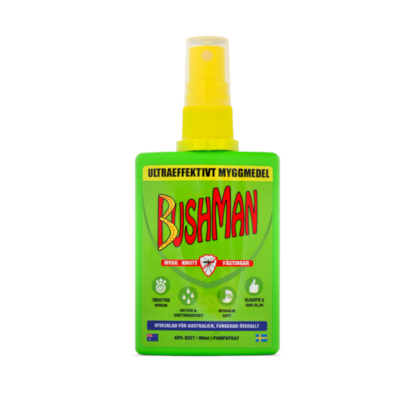 Bushman Mosquito Repellent Spray 90 ml | Køb hos Campmarke
